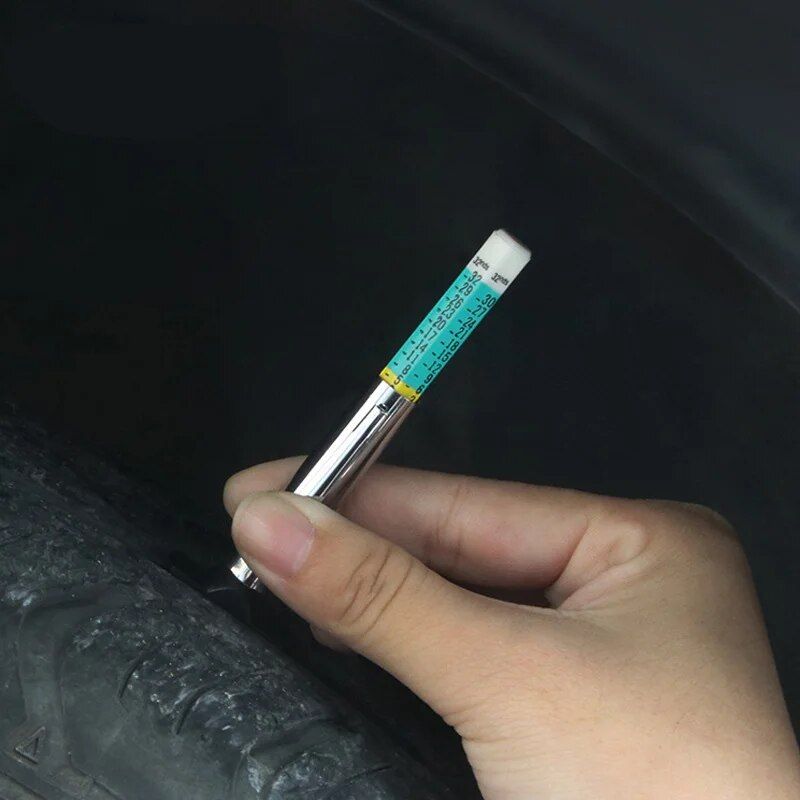 Universal Color Coded Tire Tread Depth Gauge Easy To Use Tyre Health